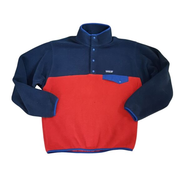 Patagonia | Shirts | Patagonia Synchilla Mens Colorblock Snapt Fleece ...